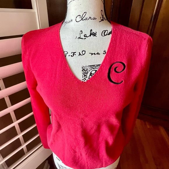 Sweaters | Embroidered Letter C Sweater | Poshmark